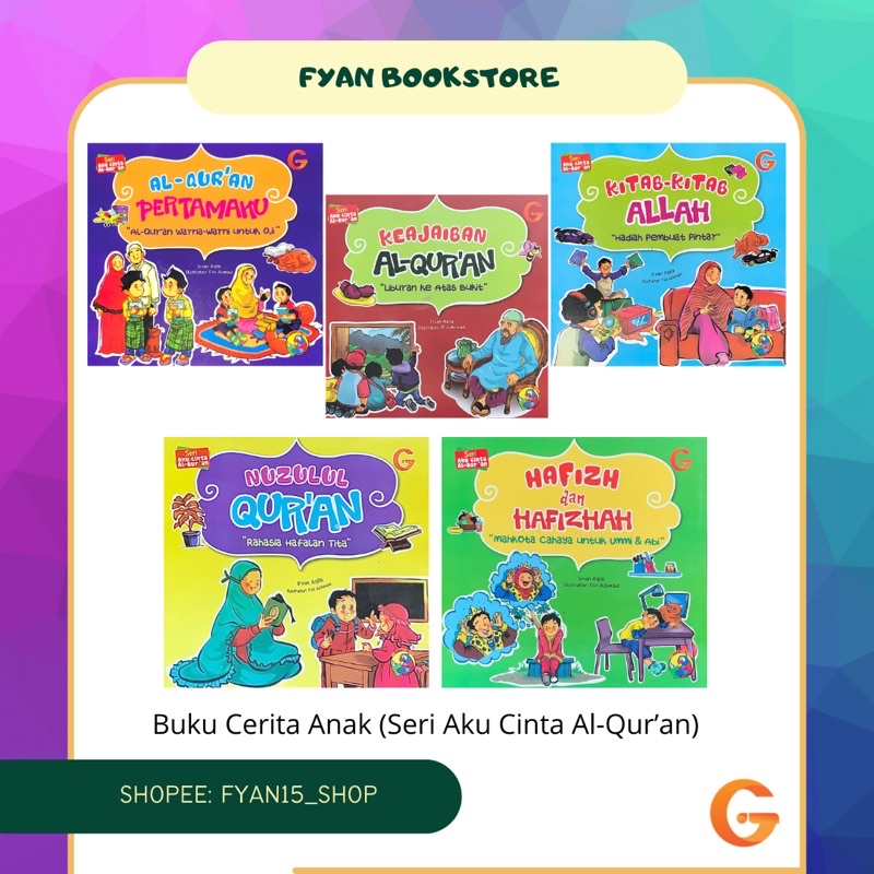 Jual Fyan Book Store: Buku Cerita Anak 5+ Seri Aku Cinta Al Qur’an Gema ...