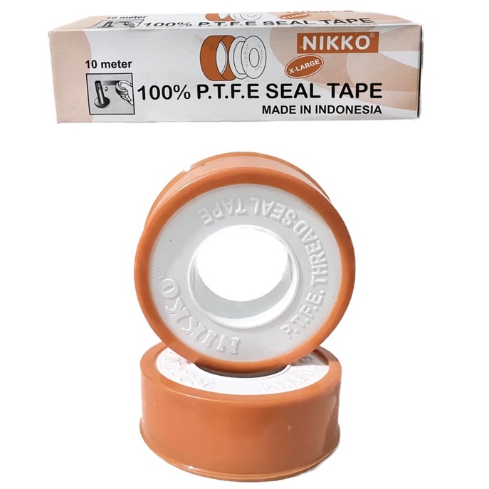 Jual Seal Tape Nikko / Isolasi Pipa / Sil Tip Original PTFE 10 Meter ...