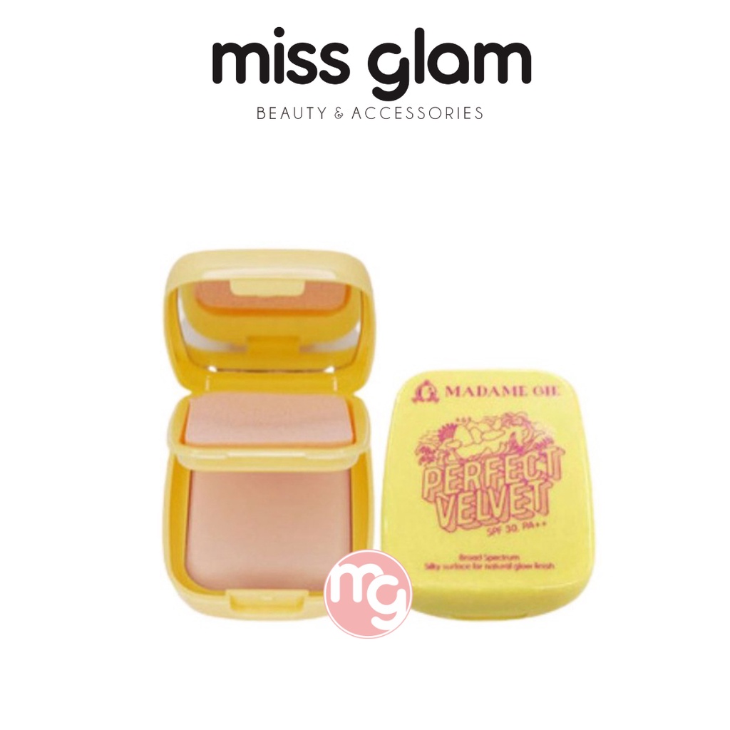 Jual MADAME GIE Perfect Velvet SPF 30PA++ Two Way Cake SHADE 04 Suede 6 ...