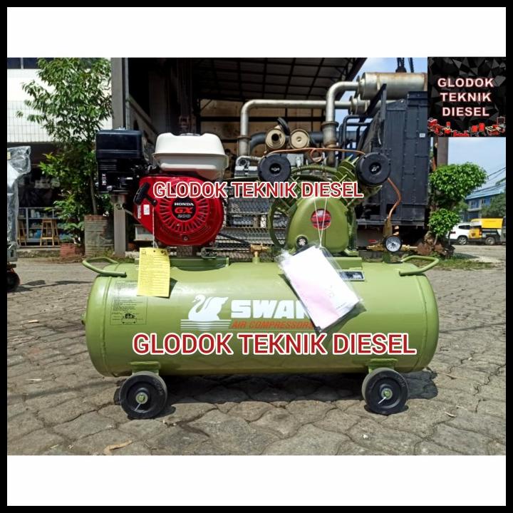 Jual Kompresor Swan 2 Hp + Honda Penggerak Bensin 2 Hp Air Compressor ...