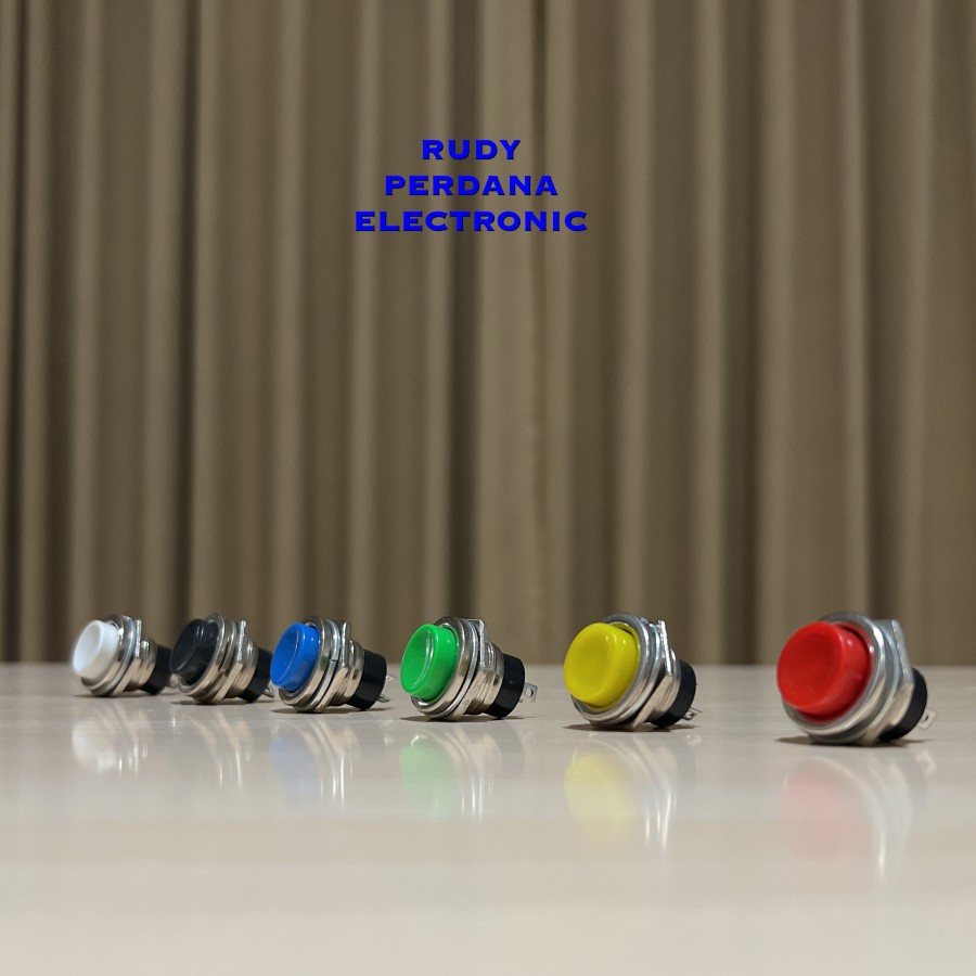 Jual SWITCH PUSH BUTTON SAKLAR PUSH ON 2 PIN BULAT 3A 125V 1A 250V DS ...