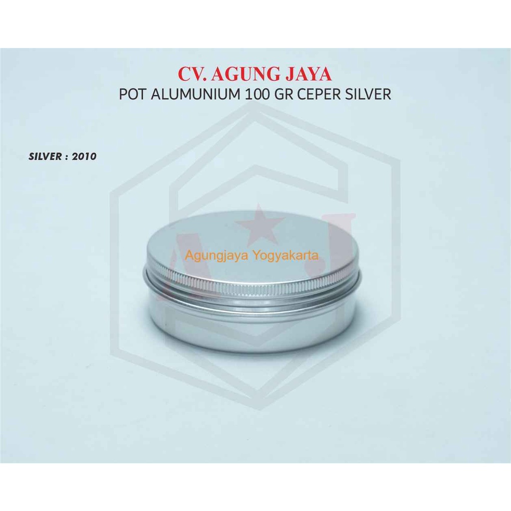 Jual Pot Alumunium 100 g / Pot Pomade / Pot Cream / Jar Alumunium ...