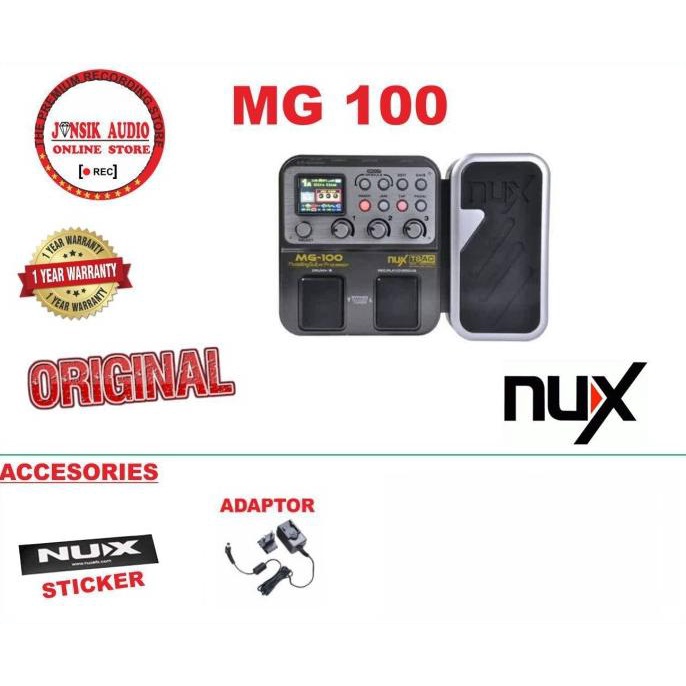 Jual Nux Mg100 Mg-100 Mg 100 Multi Efek Gitar | Shopee Indonesia