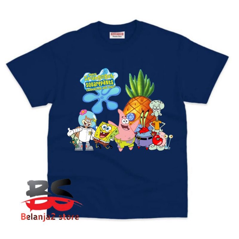 Jual BAJU KAOS SPONGEBOB ANAK TERBARU BAHAN PREMIUM KAOS ANAK | Shopee ...