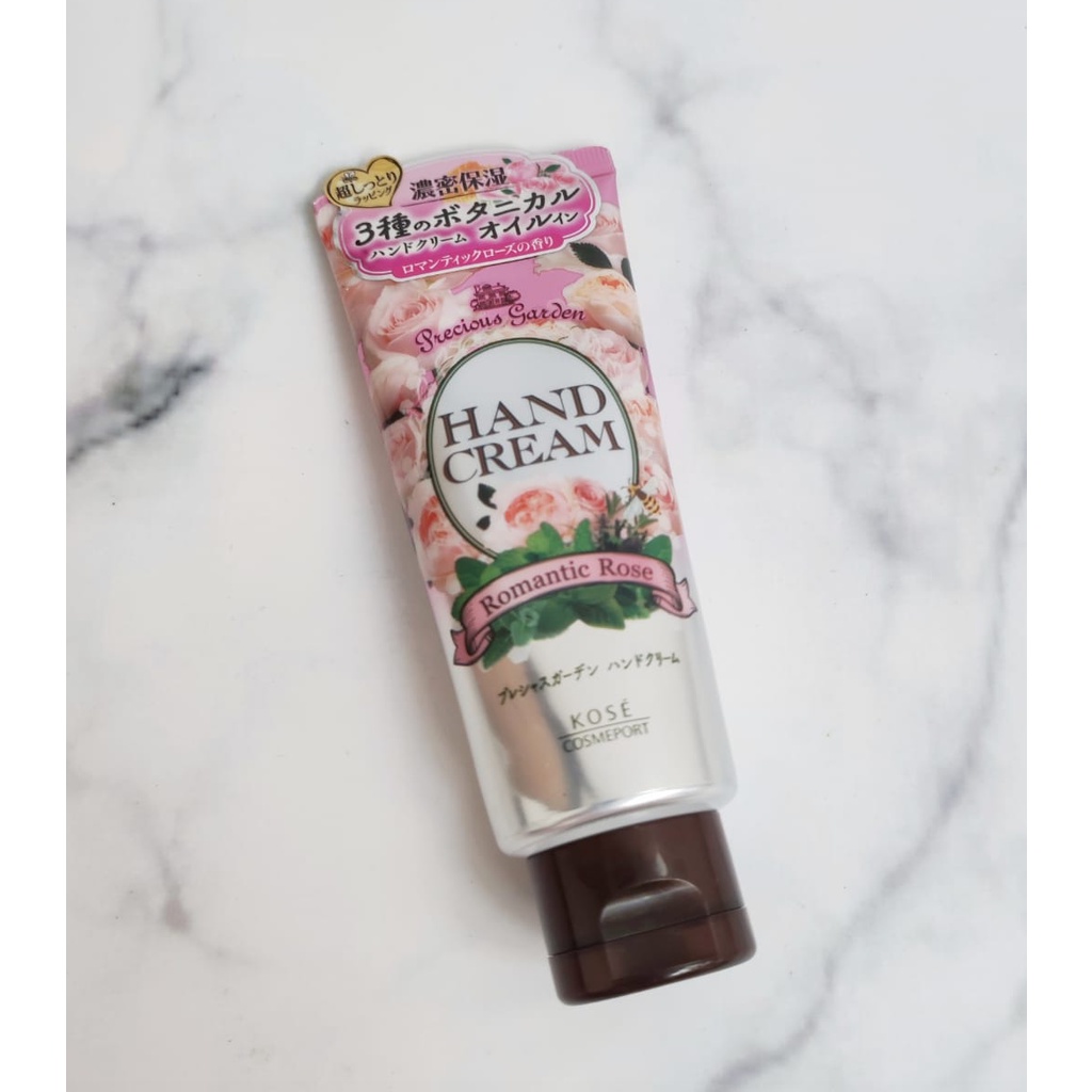 Jual KOSE Precious Garden Hand Cream Original - Romantic Rose 70g ...