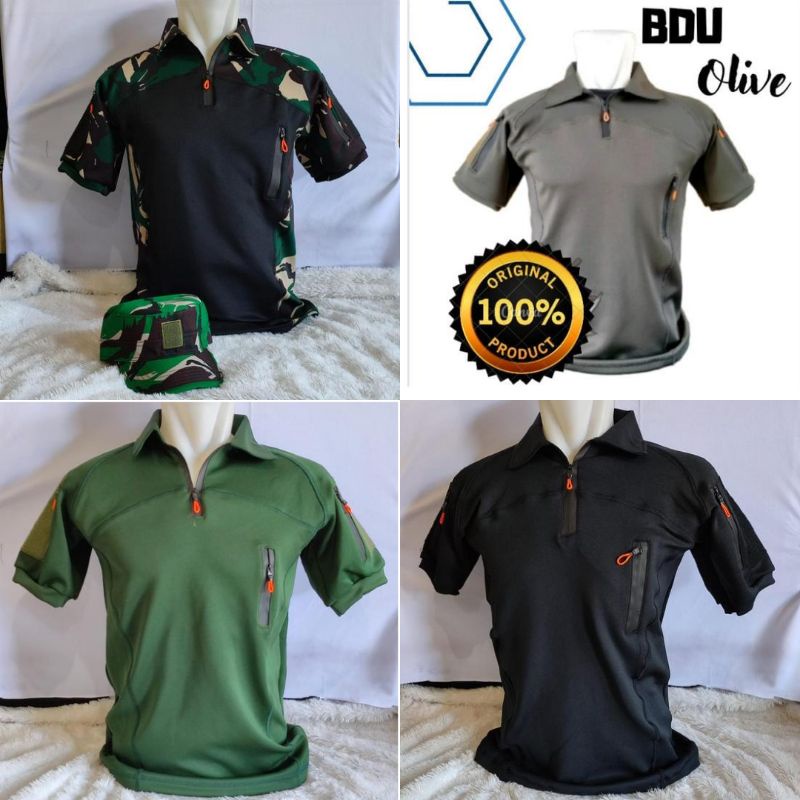 Jual Baju bdu tactical full scuba atasan pria kaos lengan pendek | Shopee Indonesia