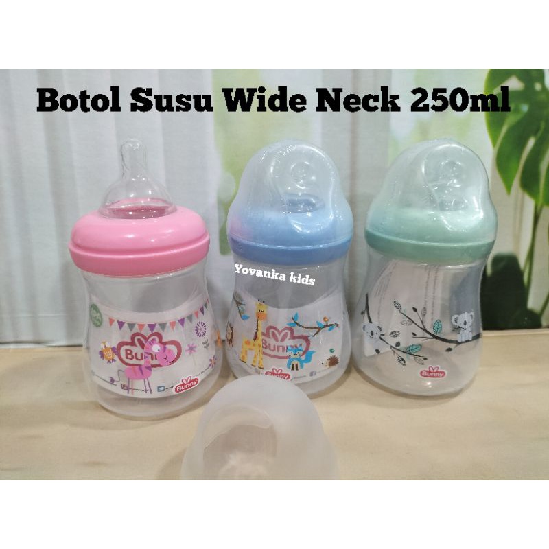 Jual Botol Susu Wide Neck/Botol Berbadan Gemuk Karakter/BPA Free 250Ml ...