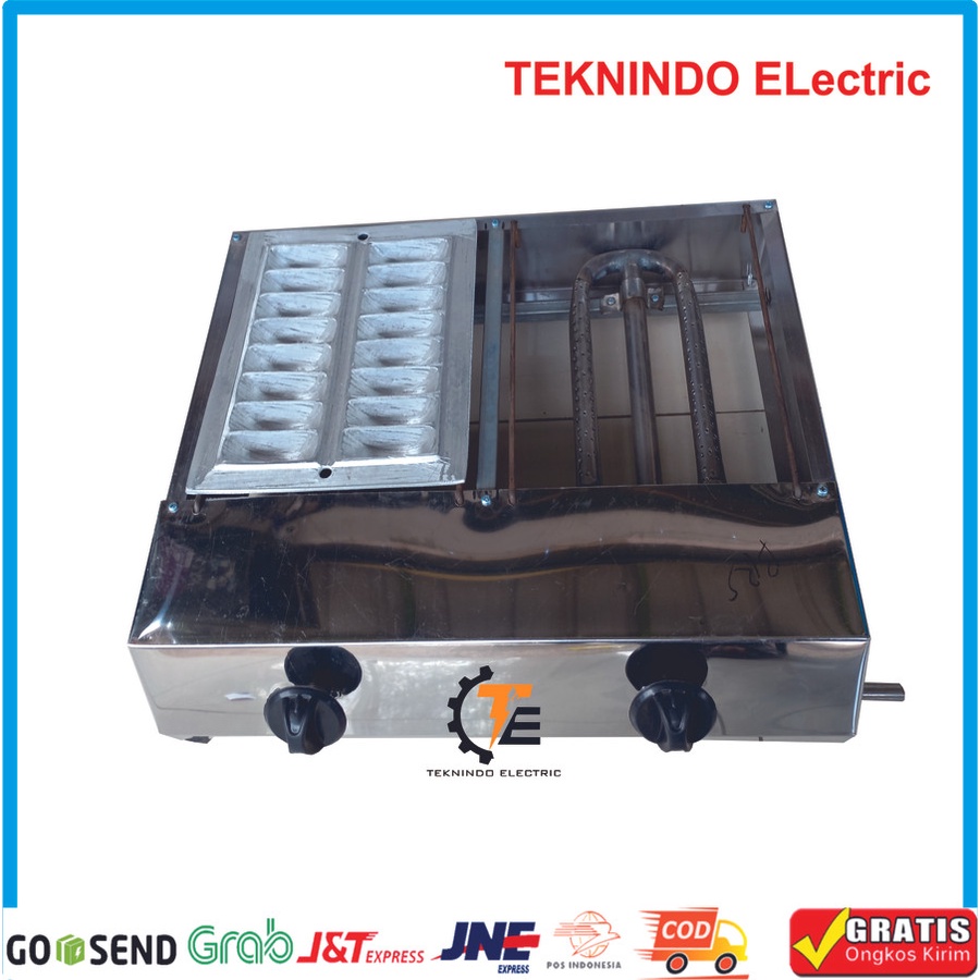 Jual kompor gas kue bandros pancong pukis 16Lx2 2tungku | Shopee Indonesia