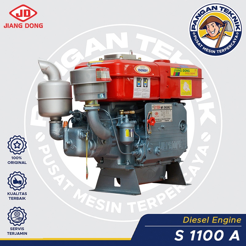 Jual MESIN DIESEL JIANG DONG | S1100A | MESIN DIESEL 16 PK | Shopee Indonesia