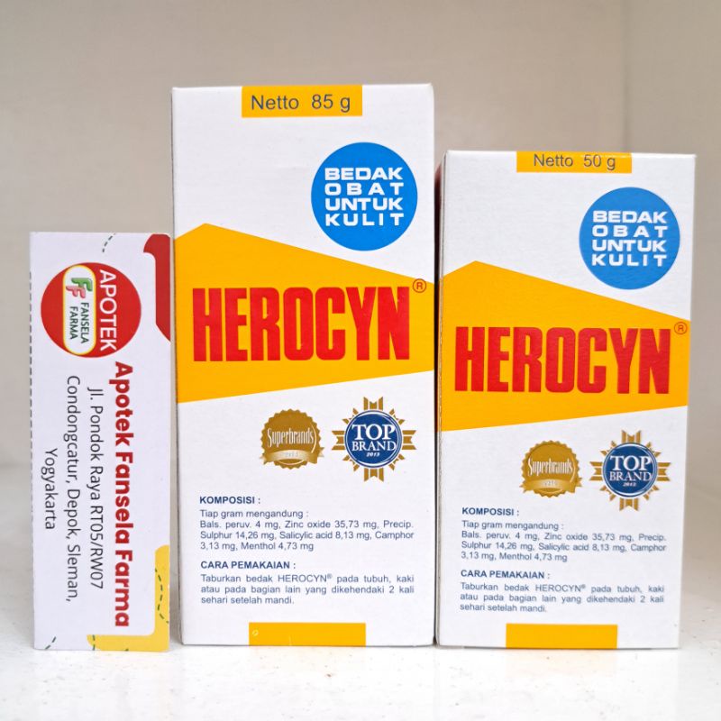 Jual Herocyn powder Bedak Herosin Herocin Bedak Gatal Biang keringat ...