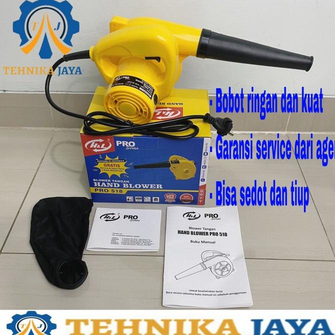 Jual Mesin Blower Tangan H&L PRO 518 Mesin Tiup Dan Hisap Serbaguna ...