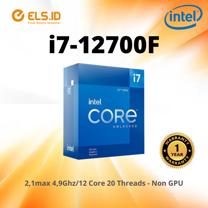 Jual Processor Intel Core i7-12700F NON GPU (BOX) | Shopee Indonesia