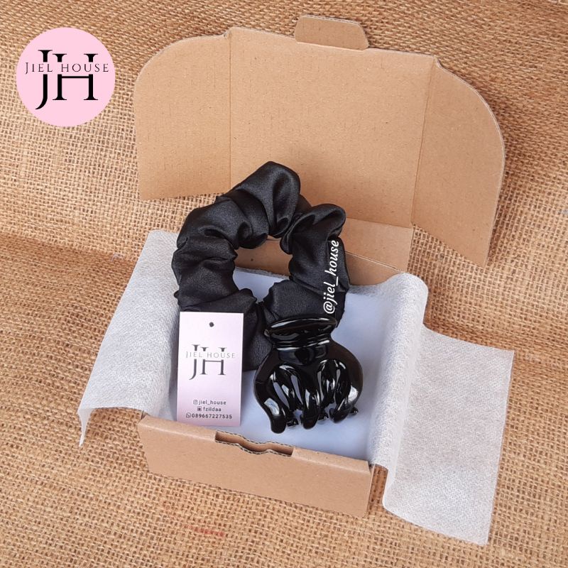 Jual Gift Box Scrunchie Kado Hampers idul fitri ramadhan kunciran ikat ...