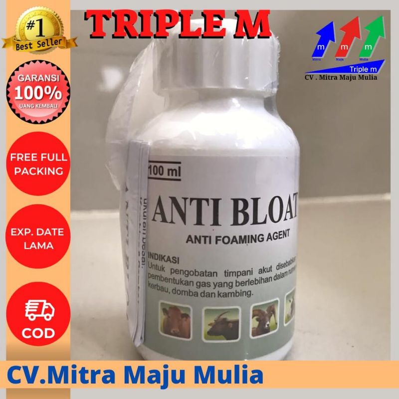 Jual ANTI BLOAT 100 ml - Obat Kembung Tympani Sapi Kambing Kuda Kelinci ...