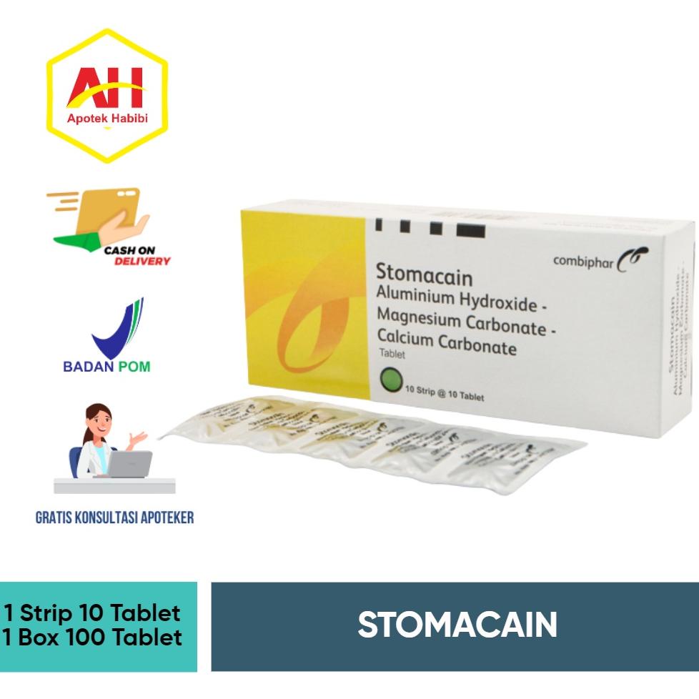 Jual Stomacain Stomakain Stomakin 1 Box Isi 10 Strip Obat Maag Lambung ...