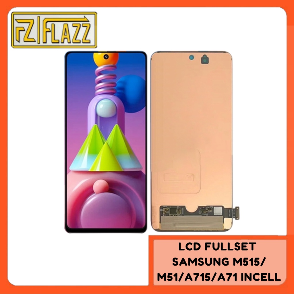 Jual LCD TOUCHSCREEN SAMSUNG M515/M51/A715/A71 INCELL MGKU FULLSET BLACK | Shopee Indonesia