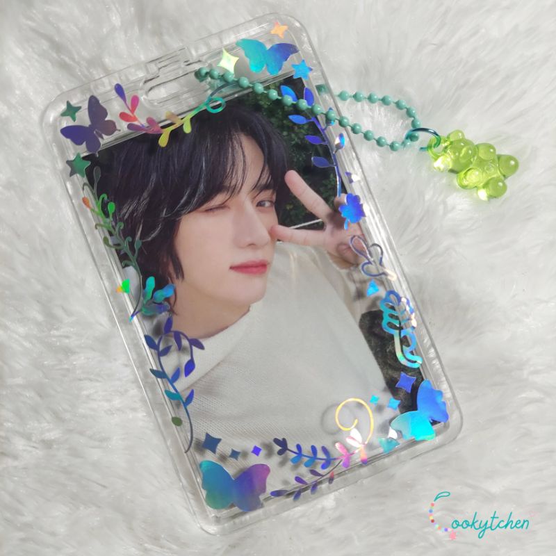 Jual ACRYLIC PHOTOCARD HOLDER STICKER DECO HOLOGRAM KPOP | Shopee Indonesia