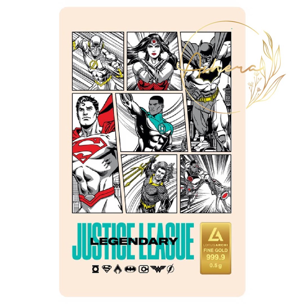 Jual AsheraGold Justice League Legendary Lotus Archi Logam Mulia LM LA ...