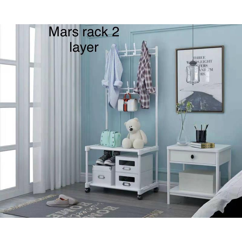 Jual MARS RACK / STAND HANGER SINGLE 2 LAYER / RAK GANTUNGAN SERBAGUNA ...