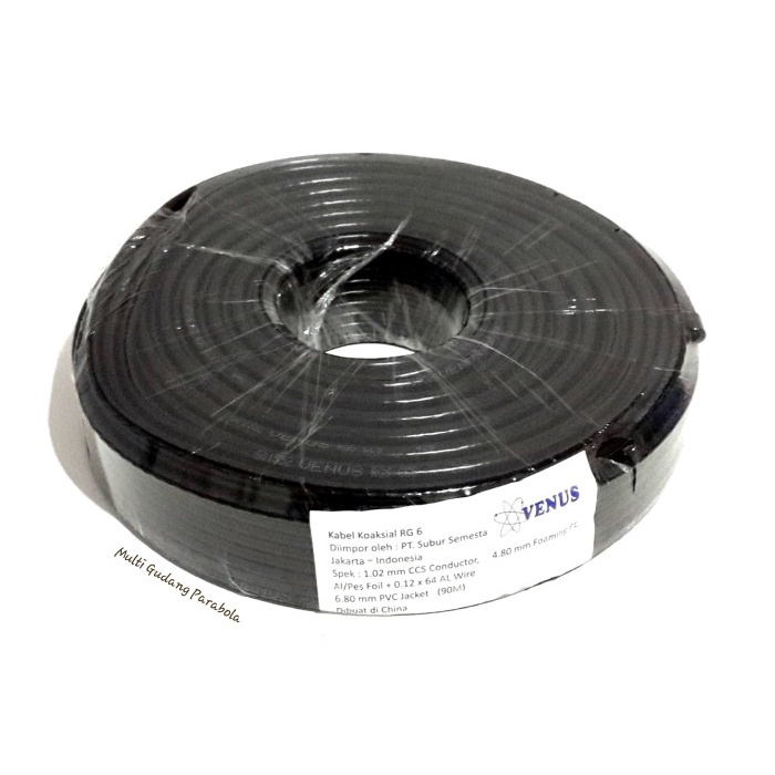 Jual Kabel Venus RG6 High Quality 100 yard 90M | Shopee Indonesia
