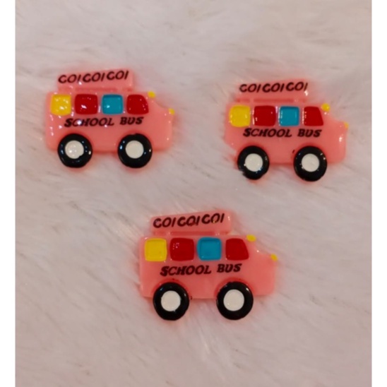 Jual Hiasan School Bus Dekorasi Figure Deco Art Bus Sekolah Bento Bekal ...