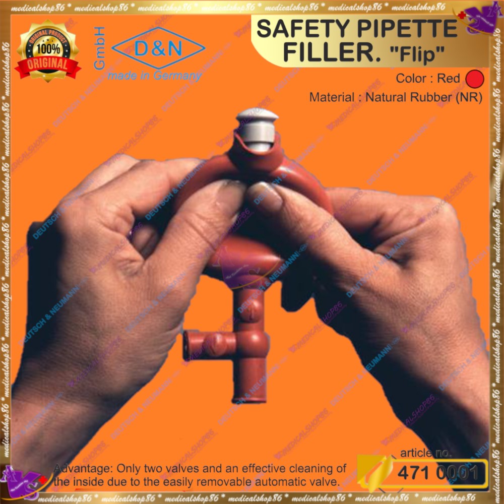 Jual 471 0001 SAFETY PIPETTE FILLER "Flip". D&N | Shopee Indonesia