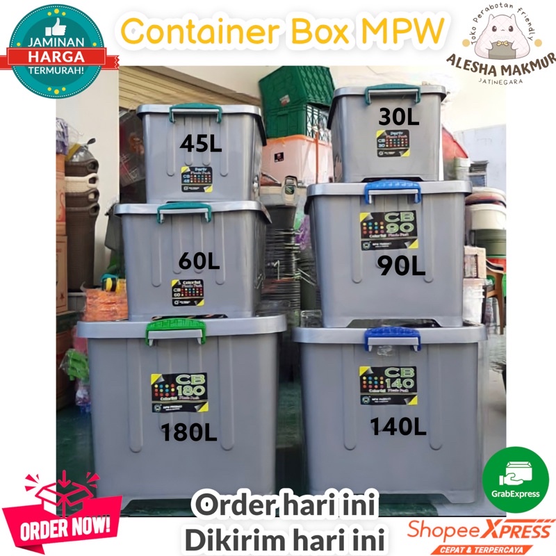 Jual Container Box / Box Serbaguna / CB 30-45-60-90-140-180 -MPW ...