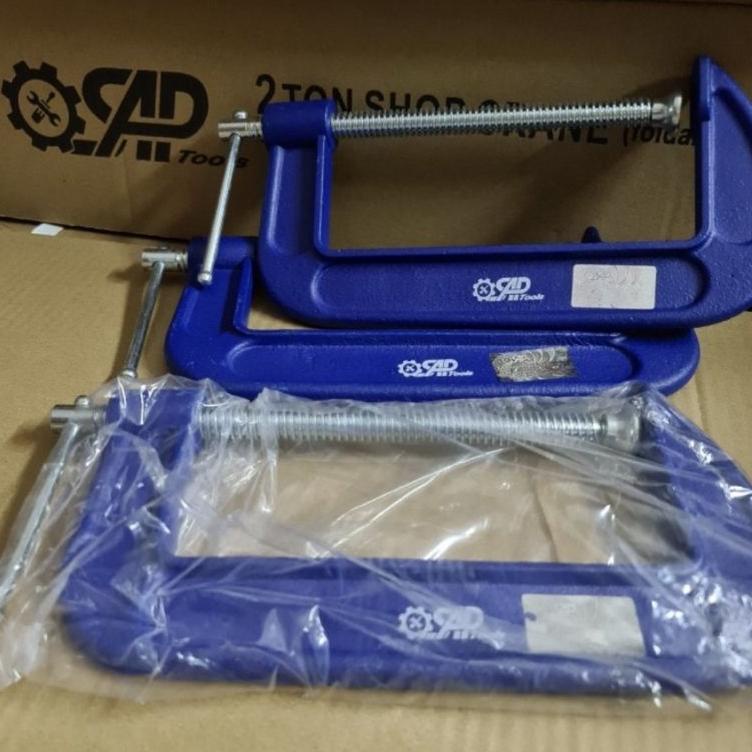 Jual Model terbaru g clamp 6inch c clamp 6" catok besi penjepit kayu ...