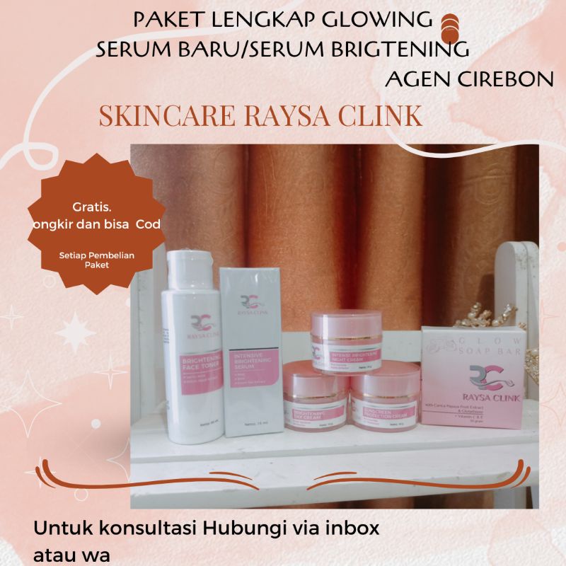 Jual PAKET GLOWING RAYSA CLINK TERMURAH | Shopee Indonesia