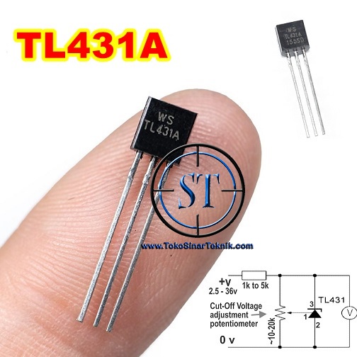 Jual x10 TL431 TL 431 KA431 KA 431 Transistor TR TO92 TO-92 3 Pin 3 Kaki Isi 10 Pcs | Shopee ...