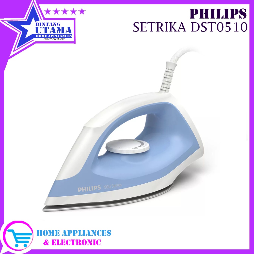 Jual (COD) Setrika Philips DST0510 / DST-0510 / DST 0510 Diva GARANSI ...