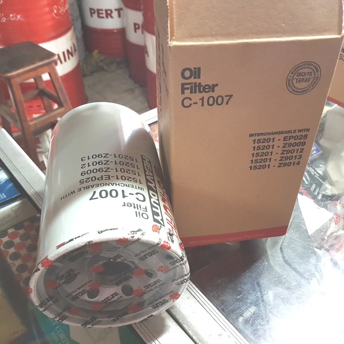 Jual FILTER OLI MITSUBISHI FUSO SAKURA C1007 15201-Z9012 ME074013 ...