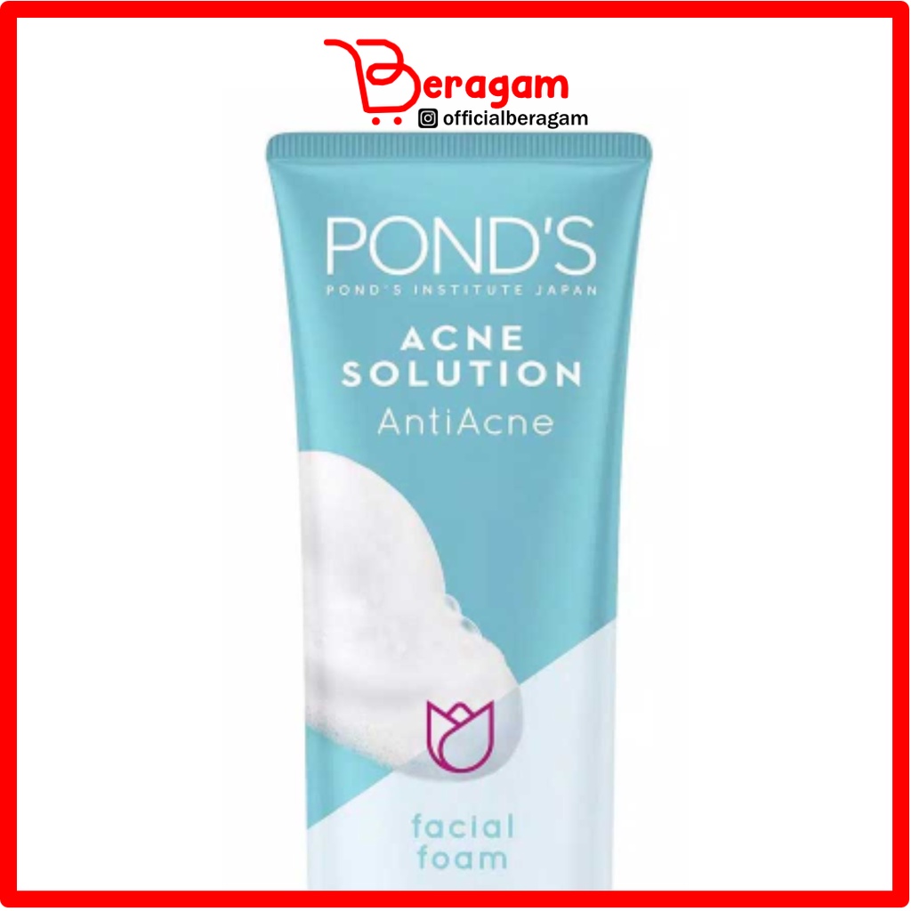Jual POND's Acne Solution Facial Foam 100g | Shopee Indonesia