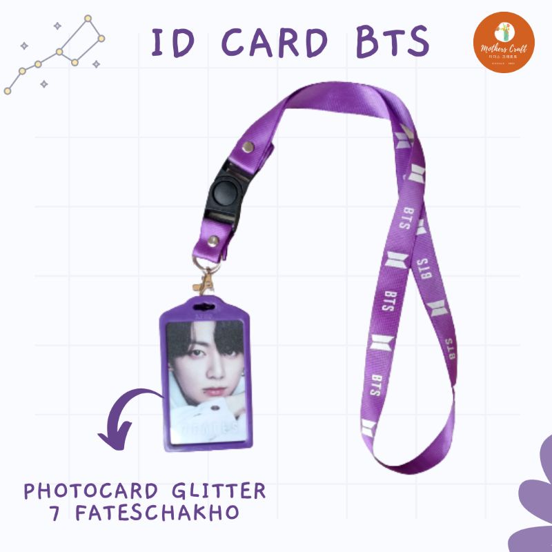 Jual BTS ID CARD TALI LANYARD GANTUNGAN BTS NAME TAG | Shopee Indonesia