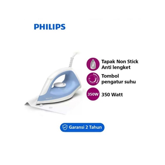 Jual PHILIPS Dry Iron DST0510 Setrika DST 0510 Garansi Resmi Resmi 2 Th ...