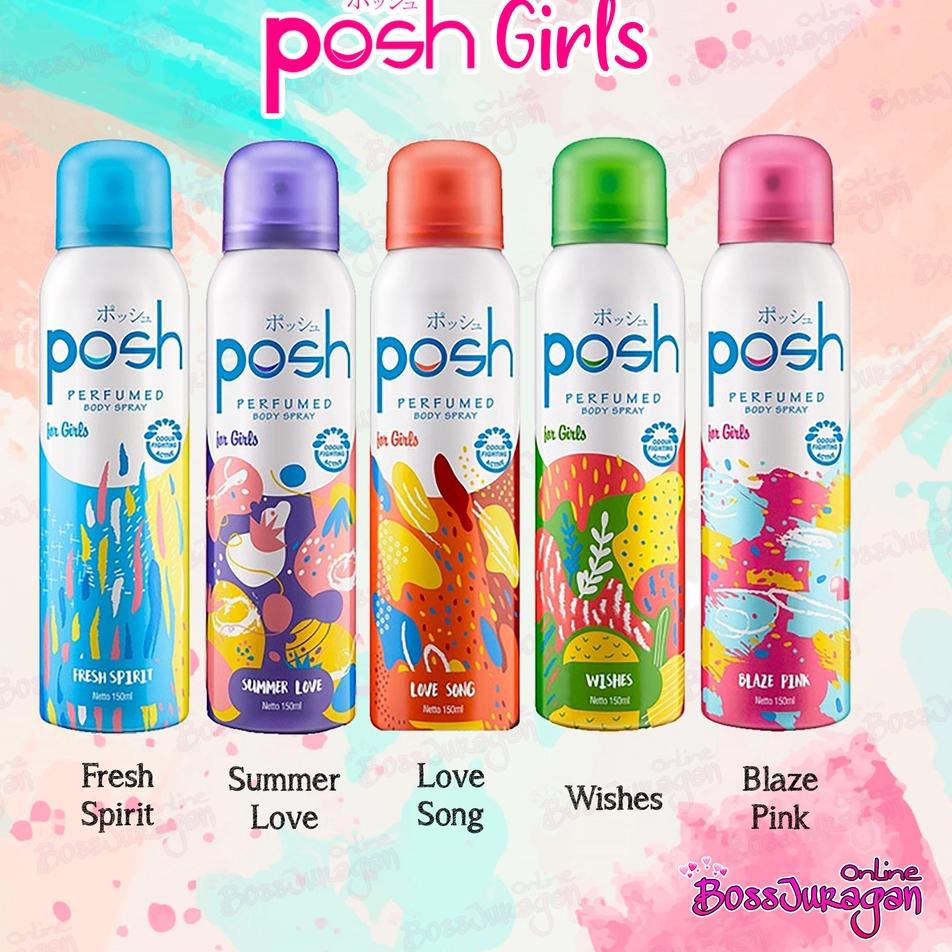 Jual Idl2L6x--(BOSS) POSH Men / Girls Perfumed Pria Wanita Body Spray ...