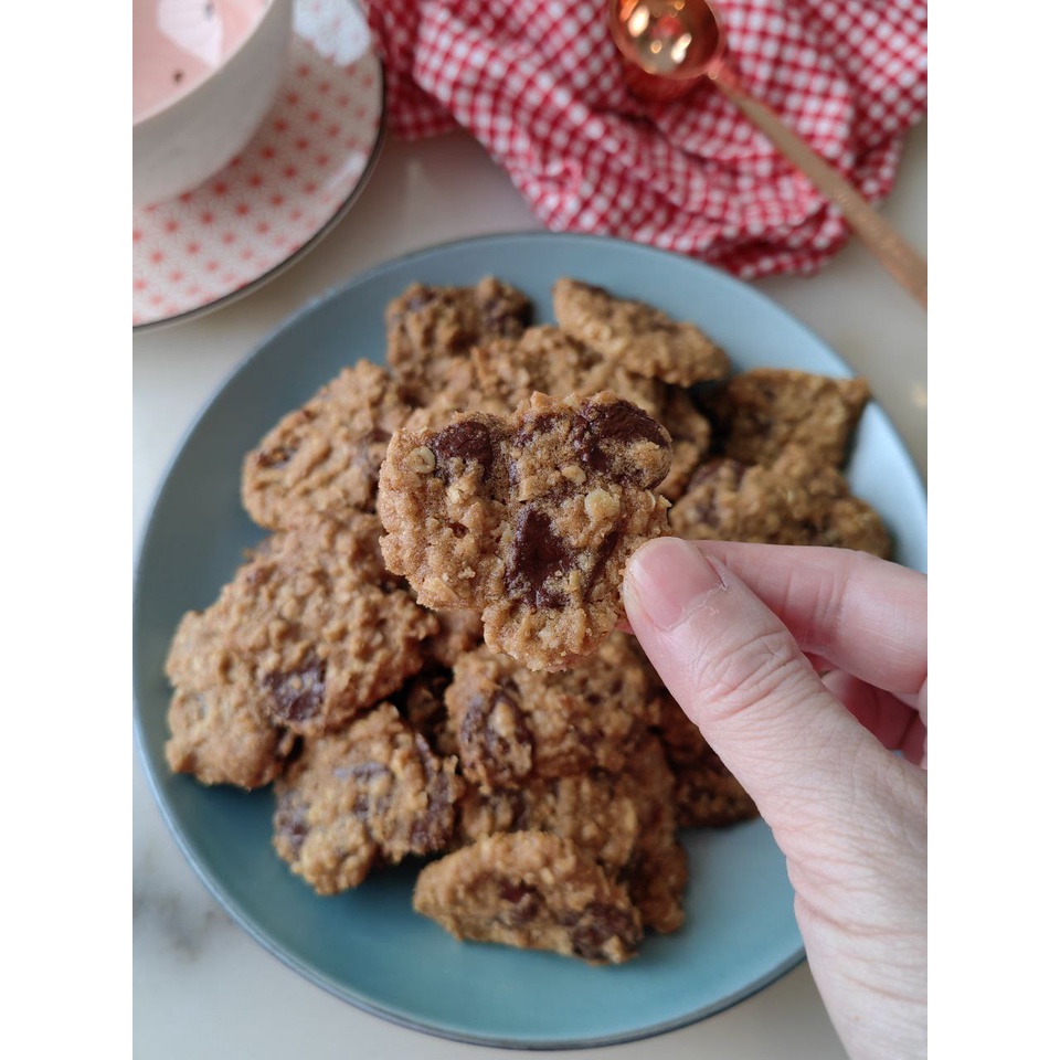 Jual Oat / Oatmeal Choco chips Cookies Premium / Renyah / healthy ...