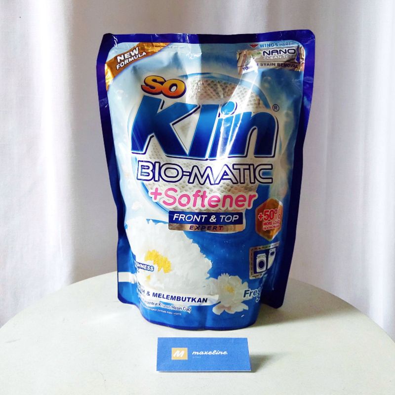 Jual So Klin Bio Matic Front Load Liquid Detergen Cair Bukaan Depan ...