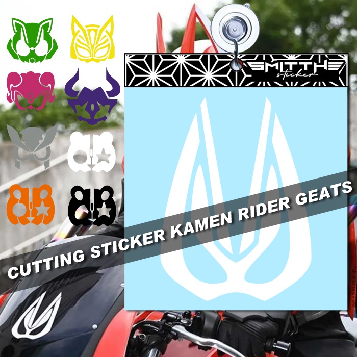 Jual Stiker Kamen Rider GEATS kamenrider Cutting Sticker Decal ...