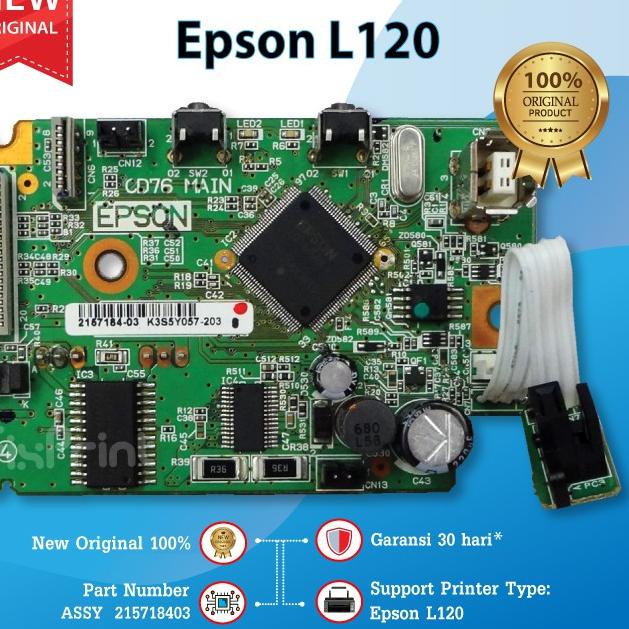 Jual KodeXx4X8--Mainboard Printer Epson L120 Motherboard Epson L120 ...
