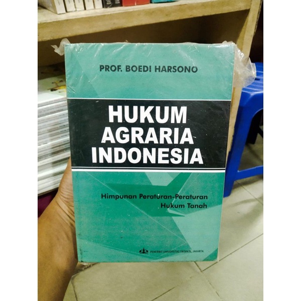 Jual Buku Original Hukum Agraria Himpunan Peraturan Peraturan Tanah Nasional Prof Boedi Harsono ...