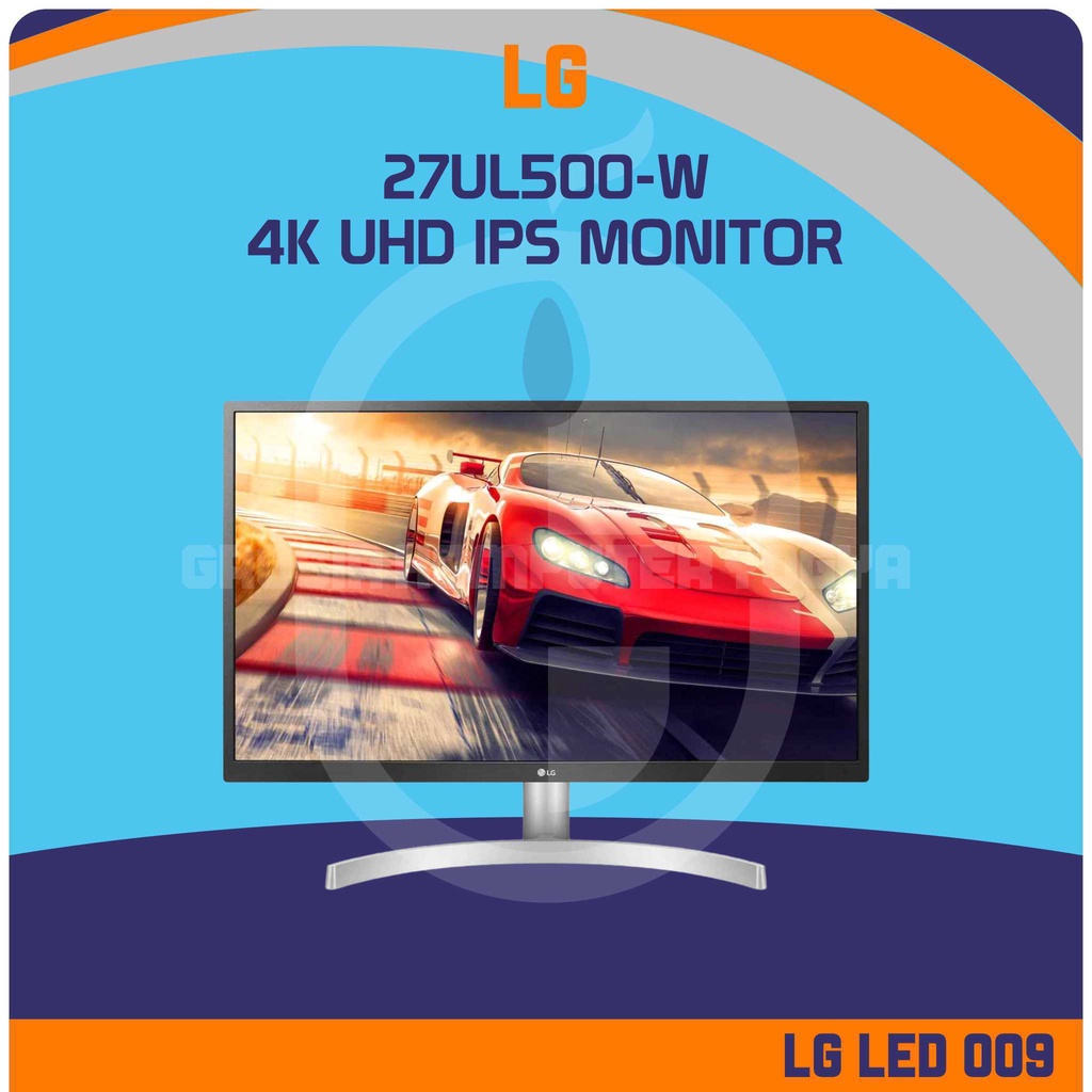 Jual LG 27UL500-W 27" 4K Ultra HD 5ms 60Hz HDR10 IPS Panel Monitor | Shopee Indonesia