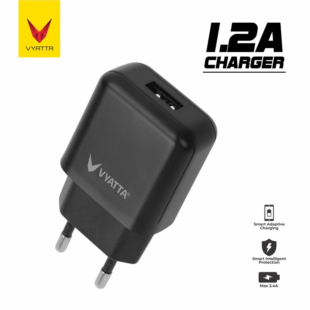 Jual VYATTA FAST CHARGER 1.2A HIGH COMPATIBILITY | Shopee Indonesia