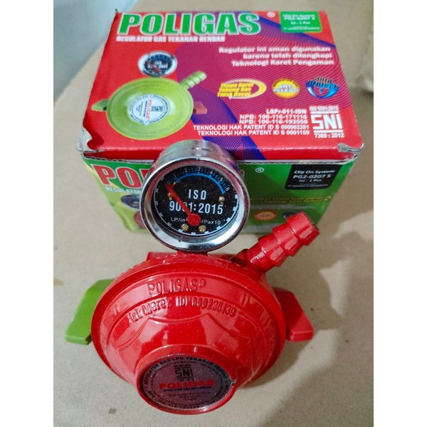 Jual Regulator Kompor Gas POLIGAS DL DOUBLE KUNCI | Shopee Indonesia