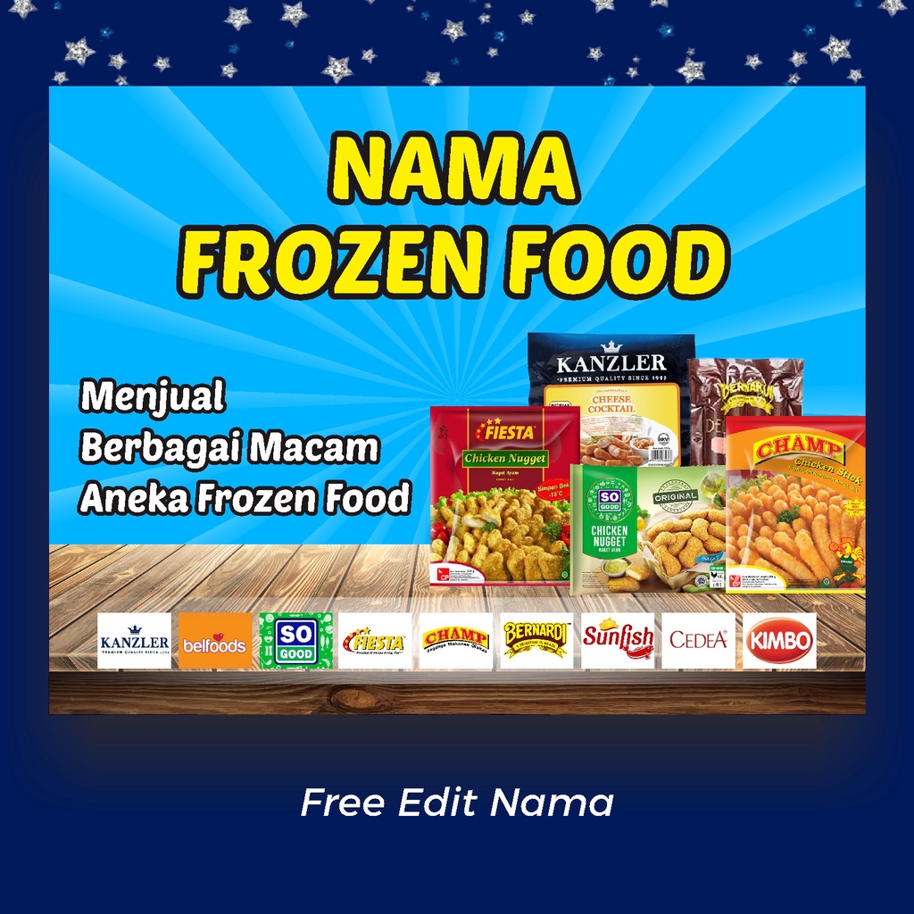 Jual Spanduk / Banner Frozen Food | Shopee Indonesia