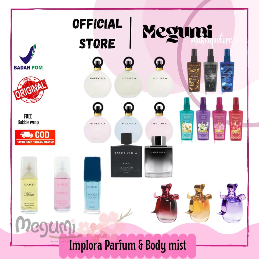 Jual { megumi_makeup } PARFUM IMPLORA PARFUM / PITA SERIES / SWAN ...