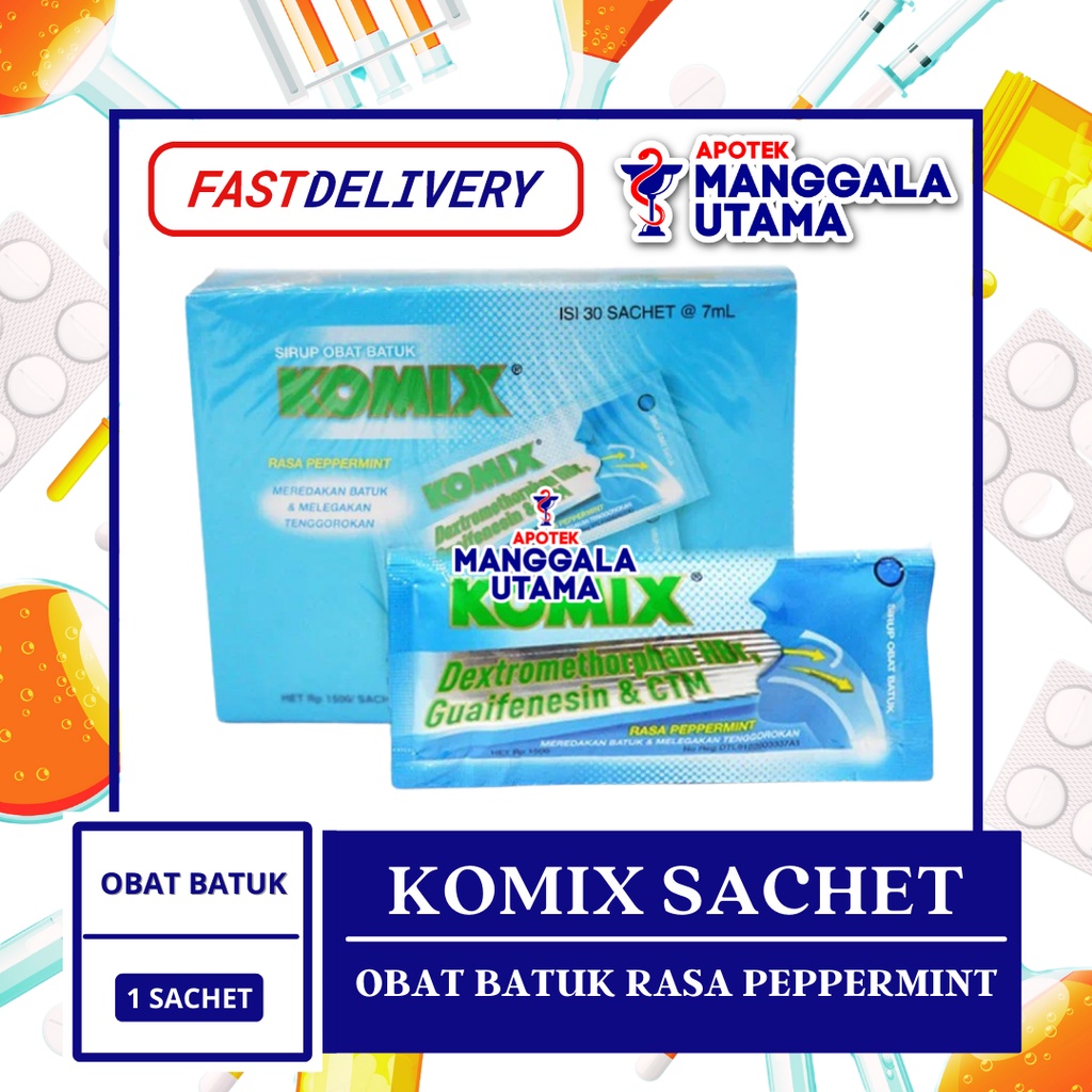 Jual KOMIX PEPPERMINT PER SACHET | Shopee Indonesia