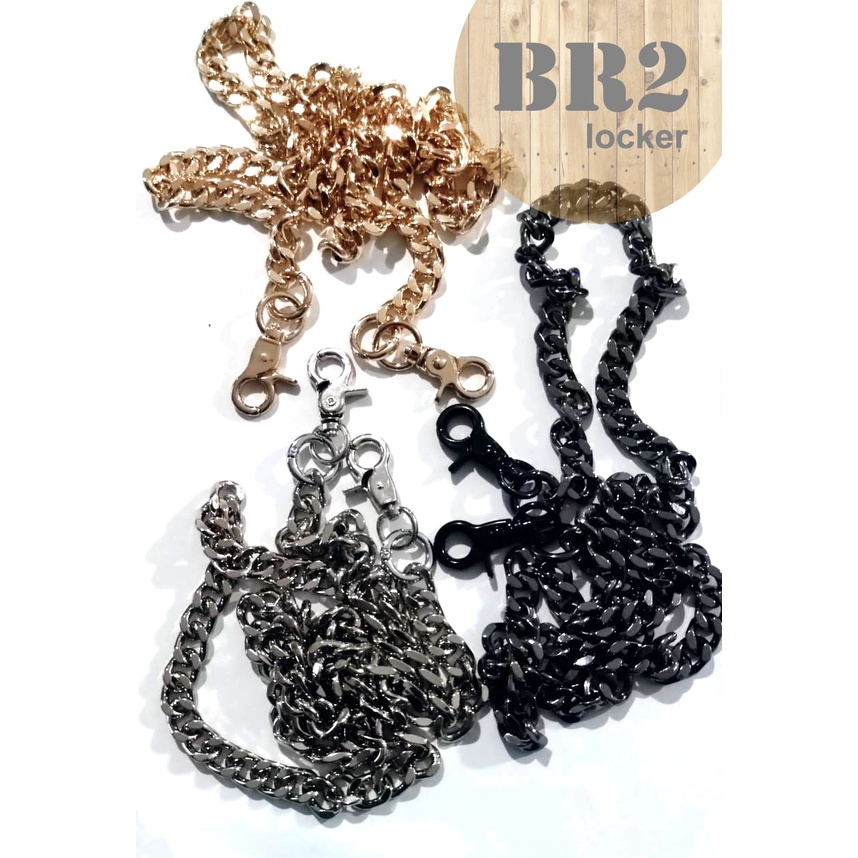 Jual Rantai Besi lebar segi 12 mm dan pengait 110 cm 1 set | Shopee ...
