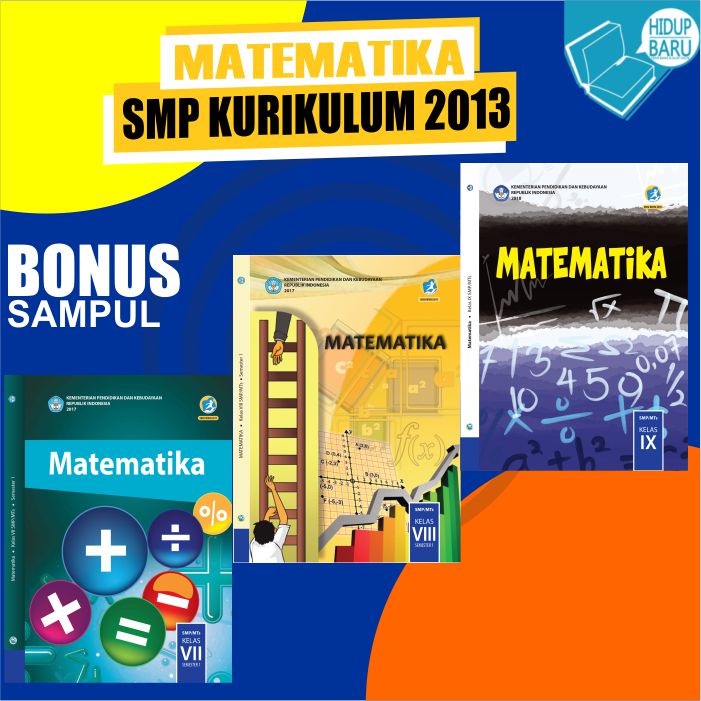 Jual Buku Matematika SMP kelas 7 8 9 kurikulum 2013 | Shopee Indonesia