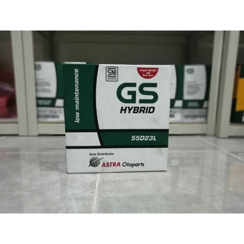 Jual Aki Mobil Toyota Kijang Innova Bensin GS ASTRA HYBRID 55D23L Aki Basah | Shopee Indonesia